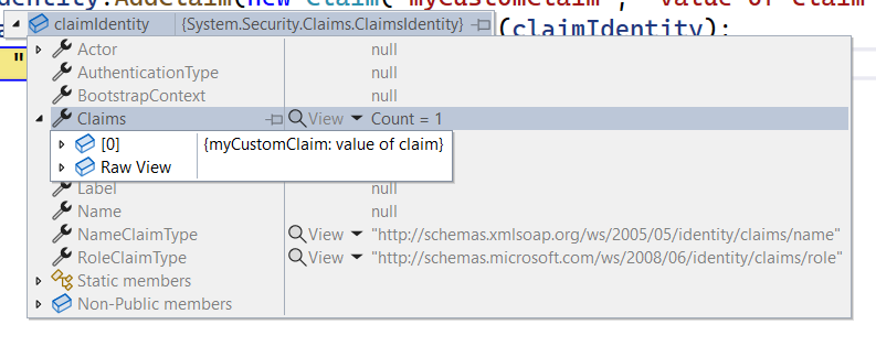 Improve debugging experience of ClaimsPrincipal · Issue #86421 · dotnet/runtime · GitHub