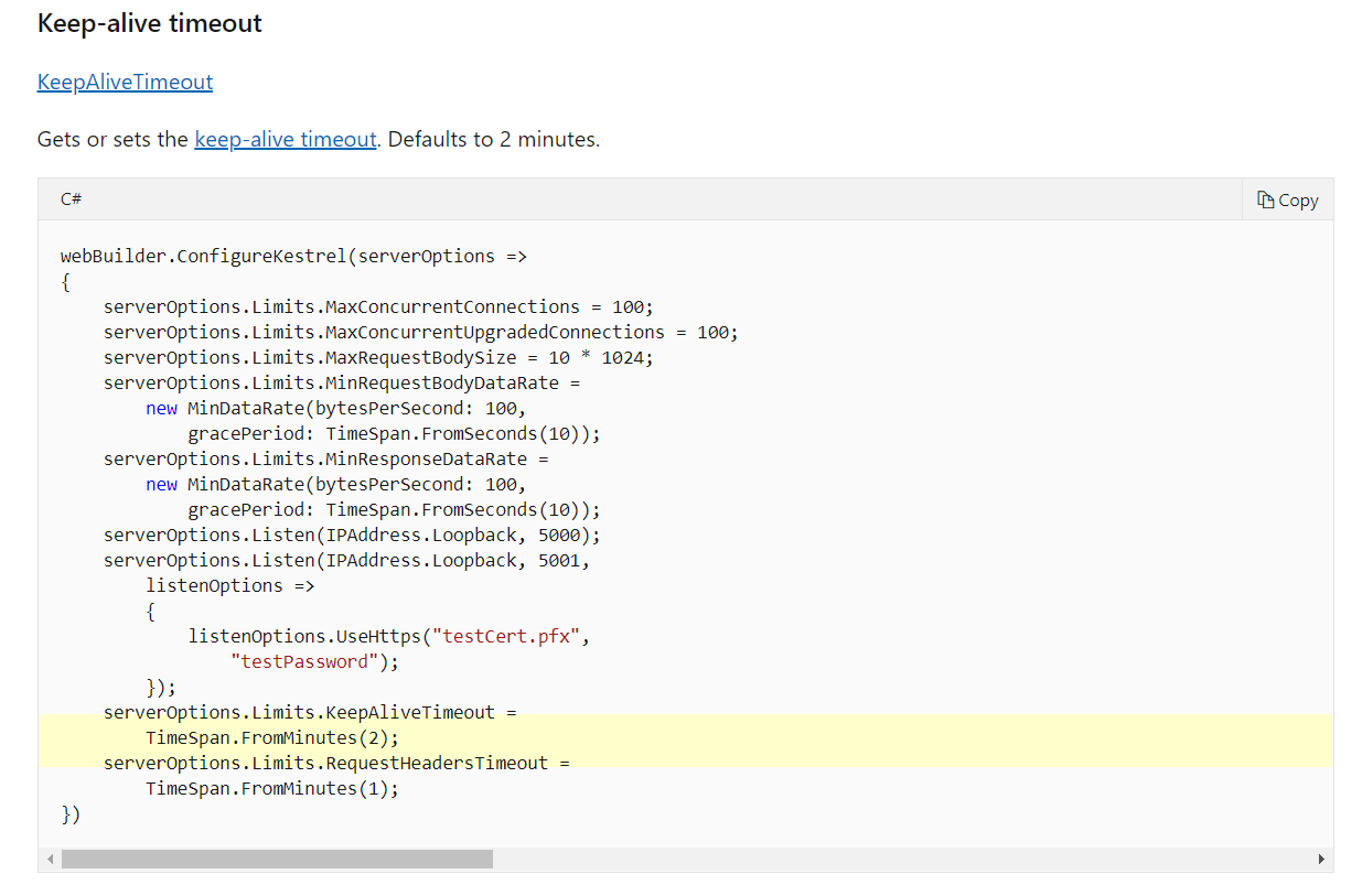 Code highlighting doesn't line up · Issue #14936 · dotnet/docs · GitHub