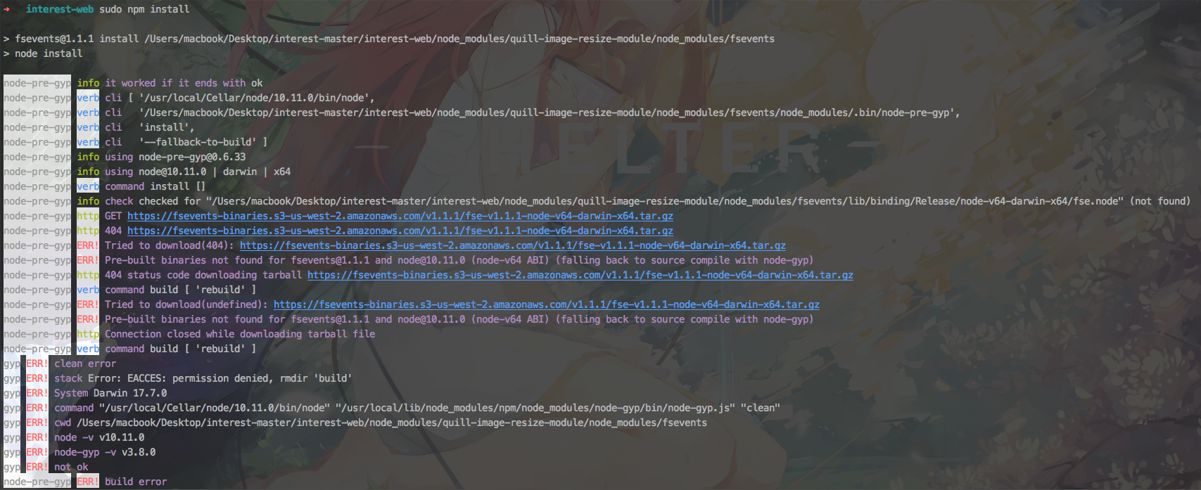 没能跑起来 · Issue #5 · Big-Chinese-Cabbage/interest · GitHub