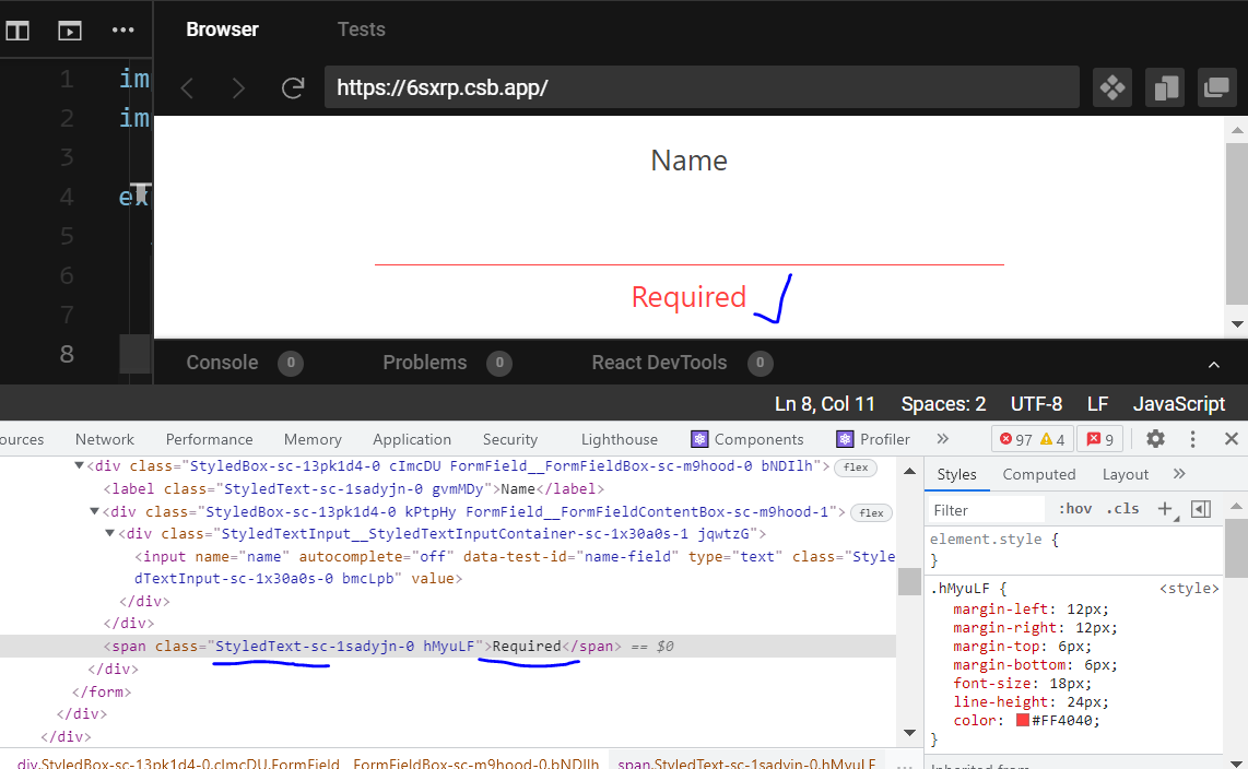 Need a way to pass data-*attr to form field error message wrapper · Issue #5912 · grommet ...