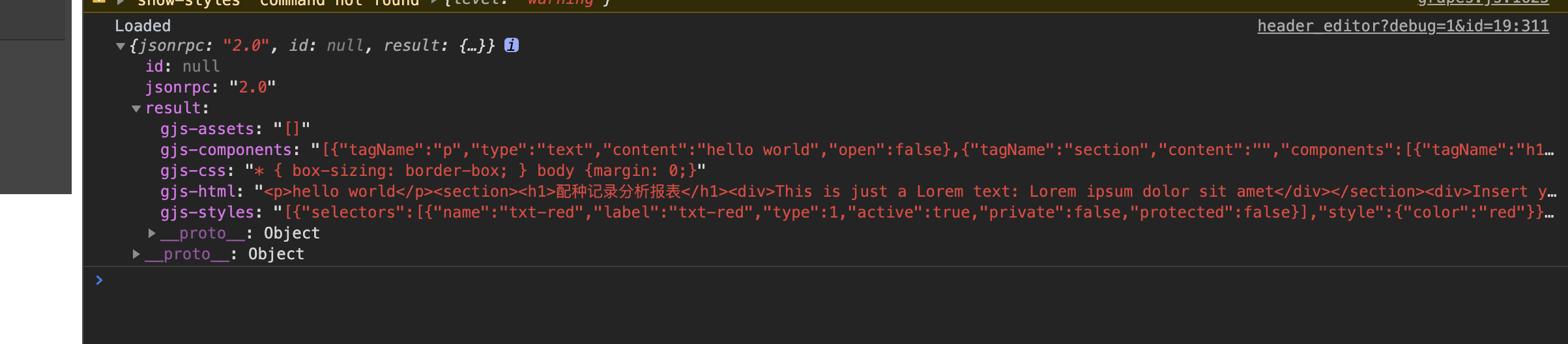 [QUESTIONS]urlLoad, keeping telling me 400 bad request · Issue #2391 · GrapesJS/grapesjs · GitHub