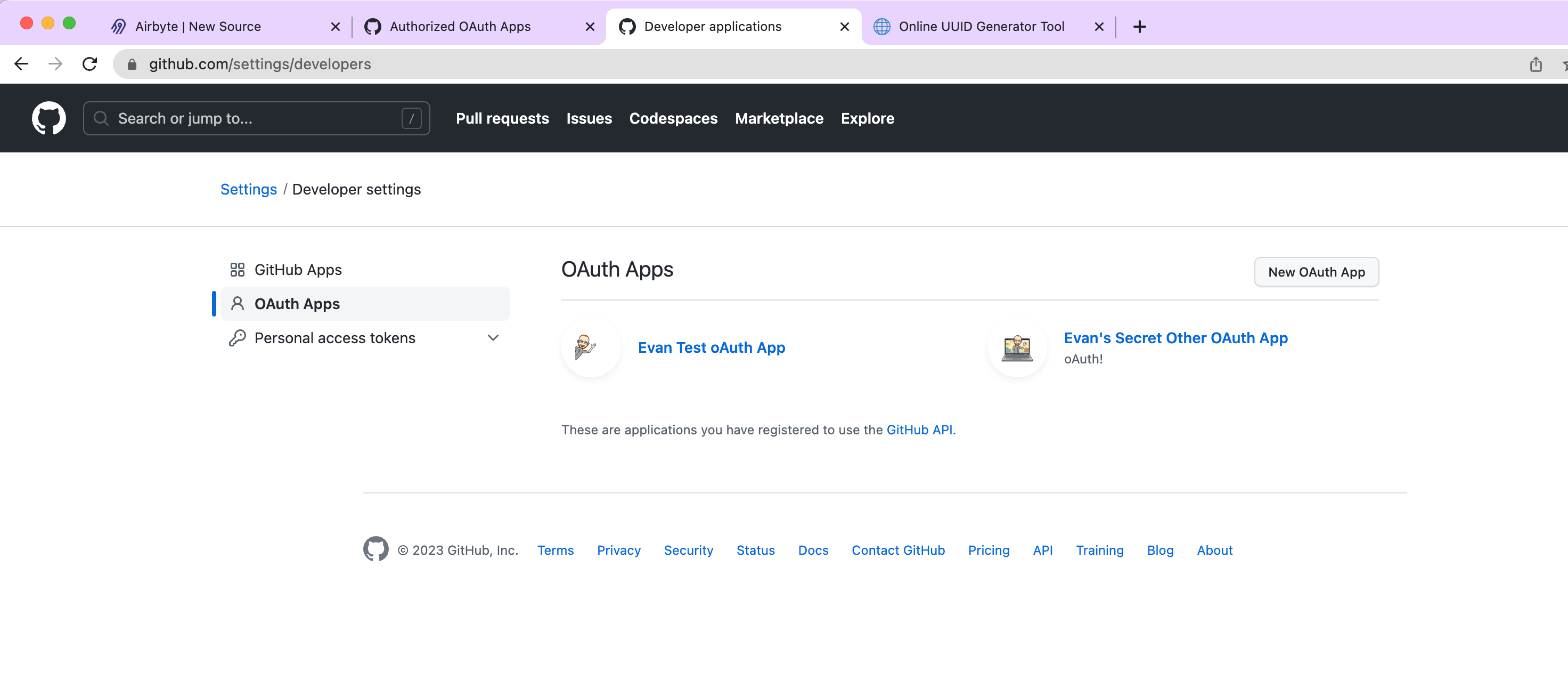 Confirm That The Airbyte Platform Can Have Per Workspace Overrides Of The Oauth App · Issue