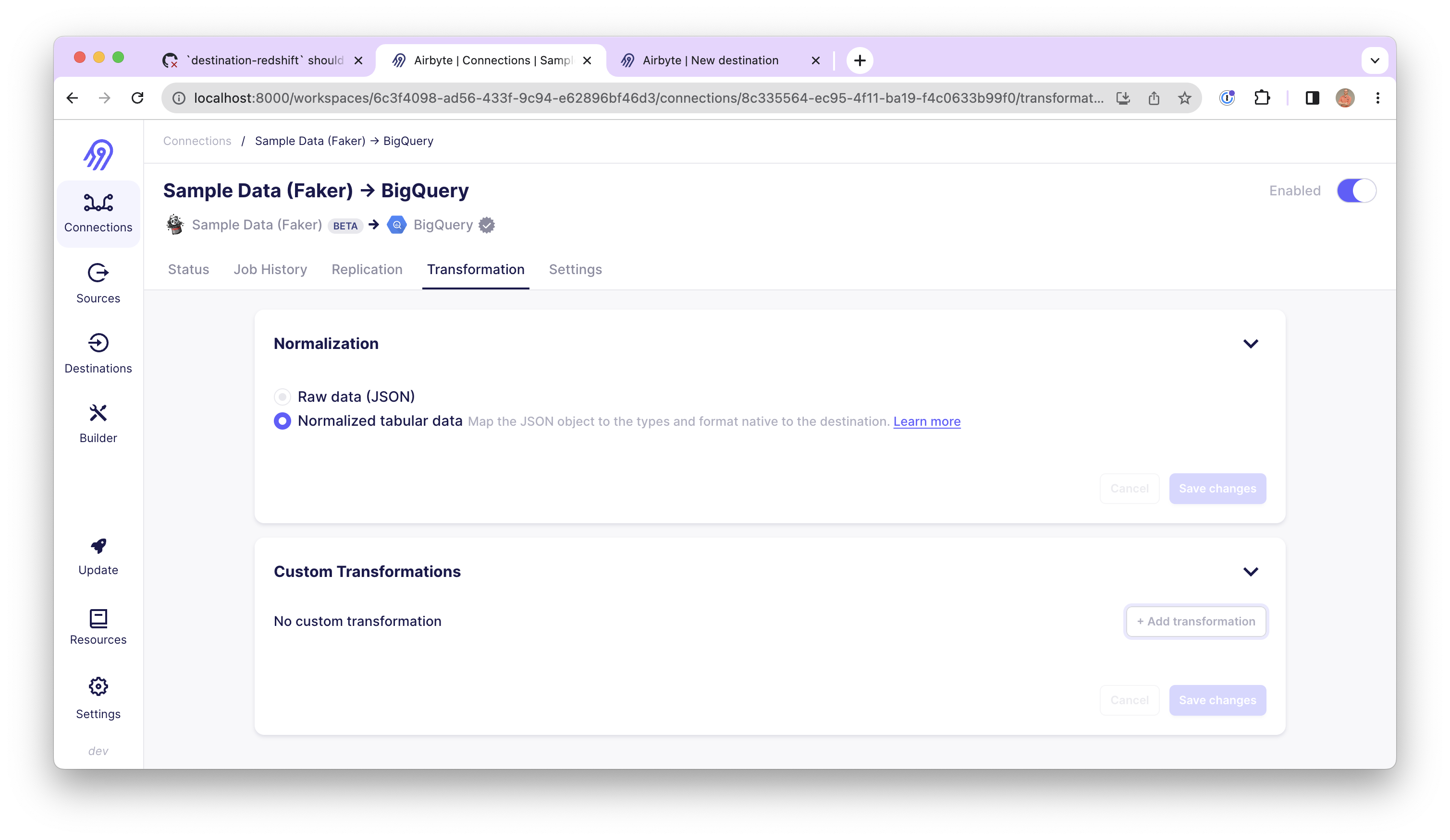 Determine what to do about `dbt` for Destinations V2 · Issue #28325 · airbytehq/airbyte · GitHub