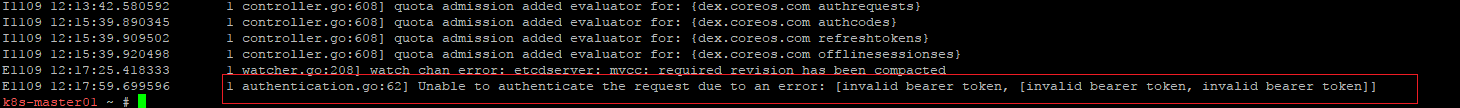 Kubernetes Oidc Via Openldapdex Invalid Bearer Token Invalid Bearer