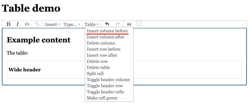addColumnBefore and addColumnAfter commands add table cells to table header row · Issue #125 ...