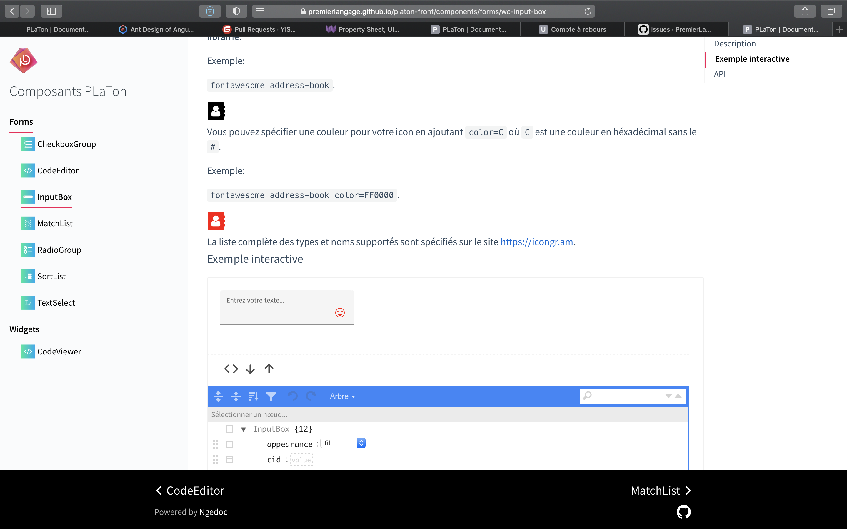 [WEBCOMPONENT] InputBox · Issue #46 · PremierLangage/platon-front · GitHub