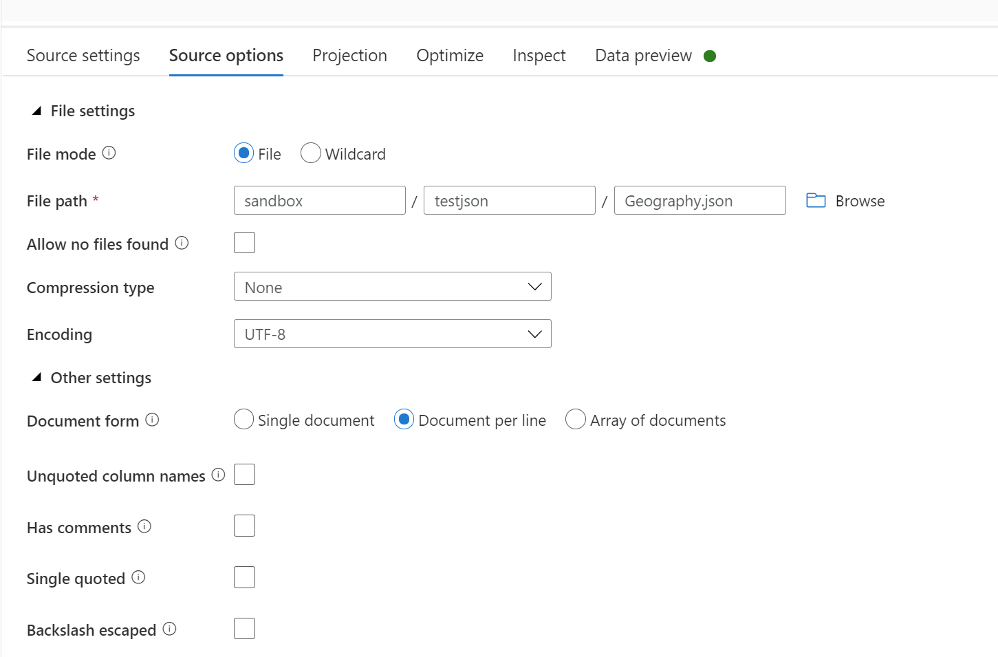 Update information regarding source, format and supportability of dataset and inline. · Issue ...