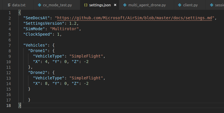 multi_agent_drone.py Not Working: Vehicle API for 'Drone1' is not ...