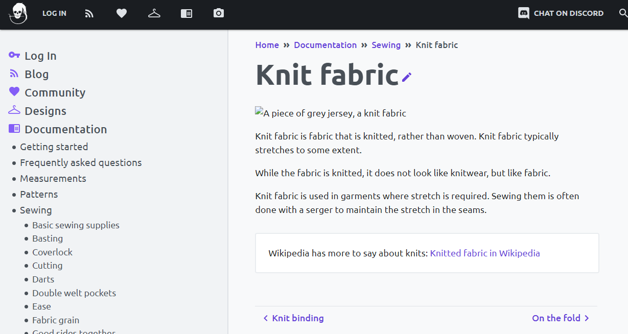 Missing Image In Knit Fabric · Issue 1083 · Freesewing Freesewing · Github