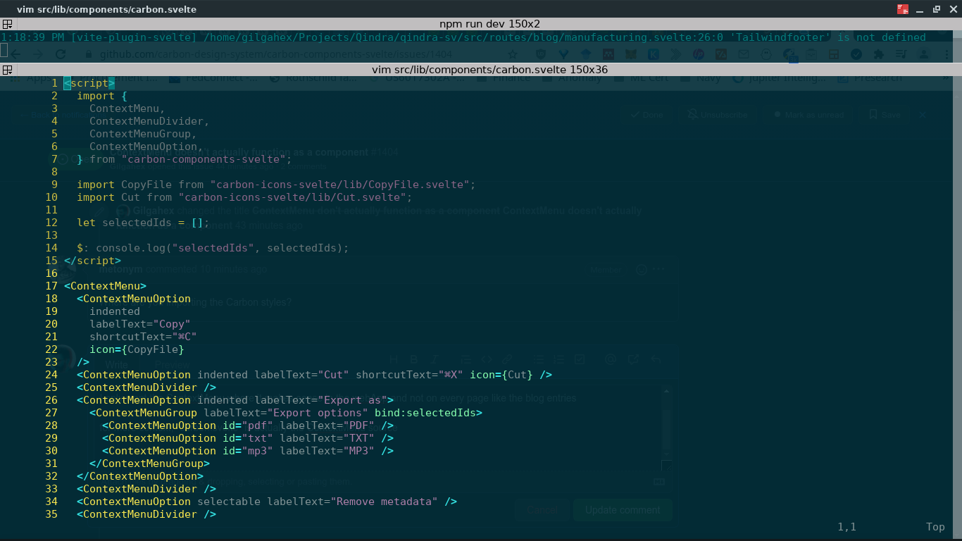 Contextmenu Doesn T Actually Function As A Component · Issue 1404 · Carbon Design System Carbon