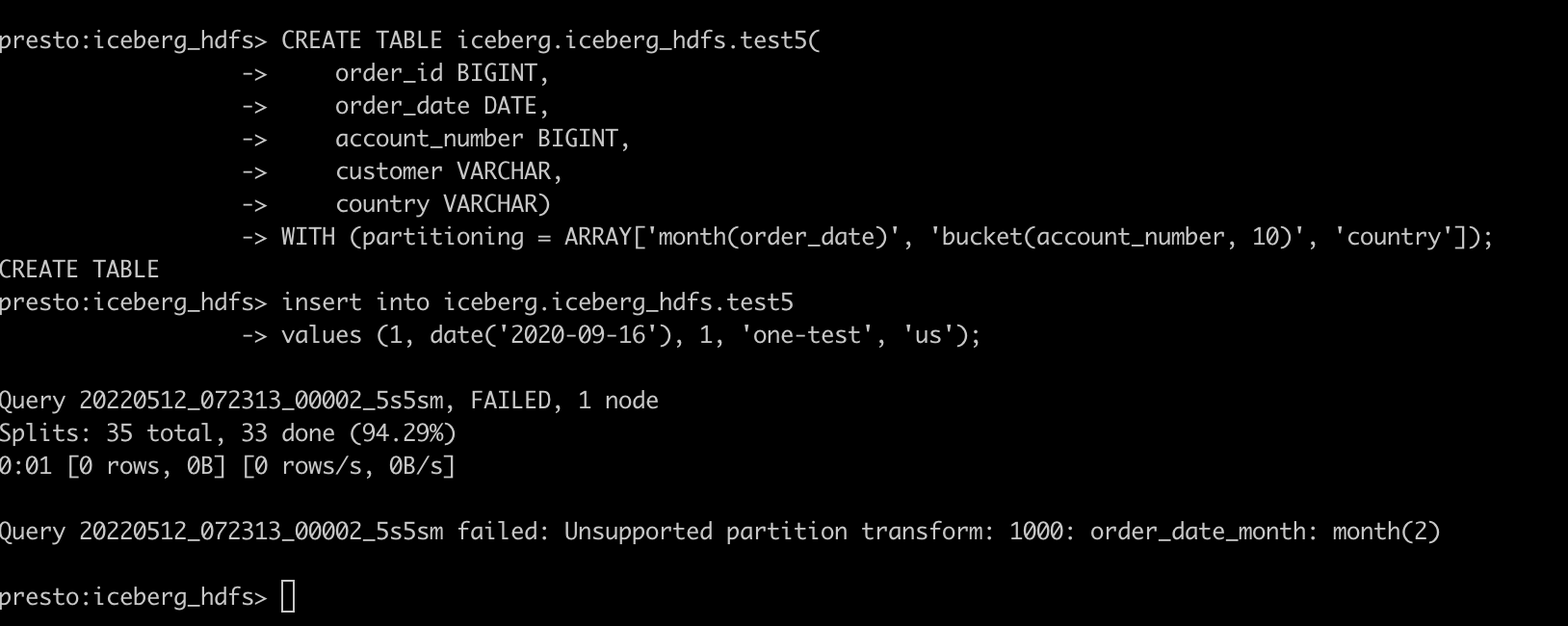 iceberg hidden partitioning issues · Issue #17753 · prestodb/presto · GitHub