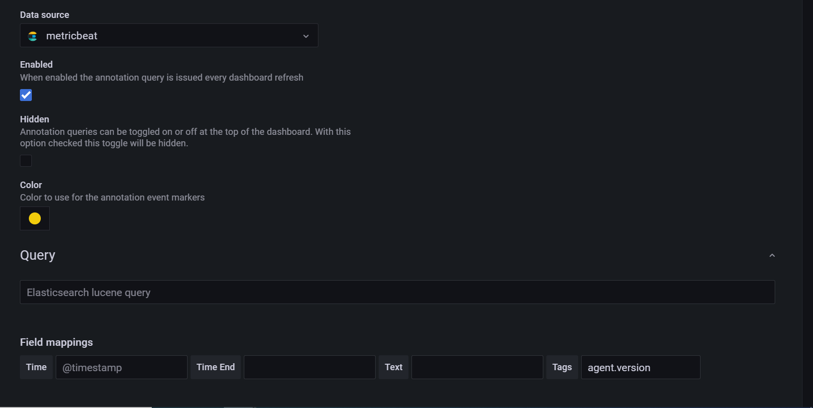 Dashboard becomes unresponsive while using Grafana Elasticsearch annotation . · Issue #47841 ...