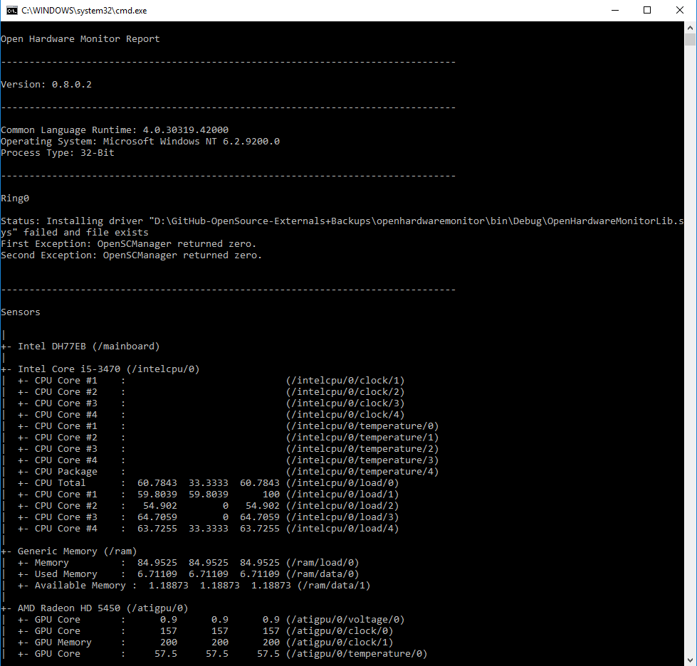Added console version. by me21 · Pull Request #1000 · openhardwaremonitor/openhardwaremonitor ...
