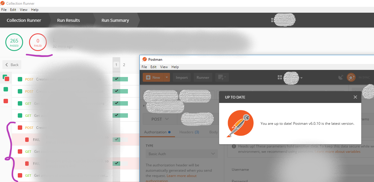 Postman (v6.0.10) Runner > Run Summary > all calls after 54th marked as failed · Issue #4453 ...