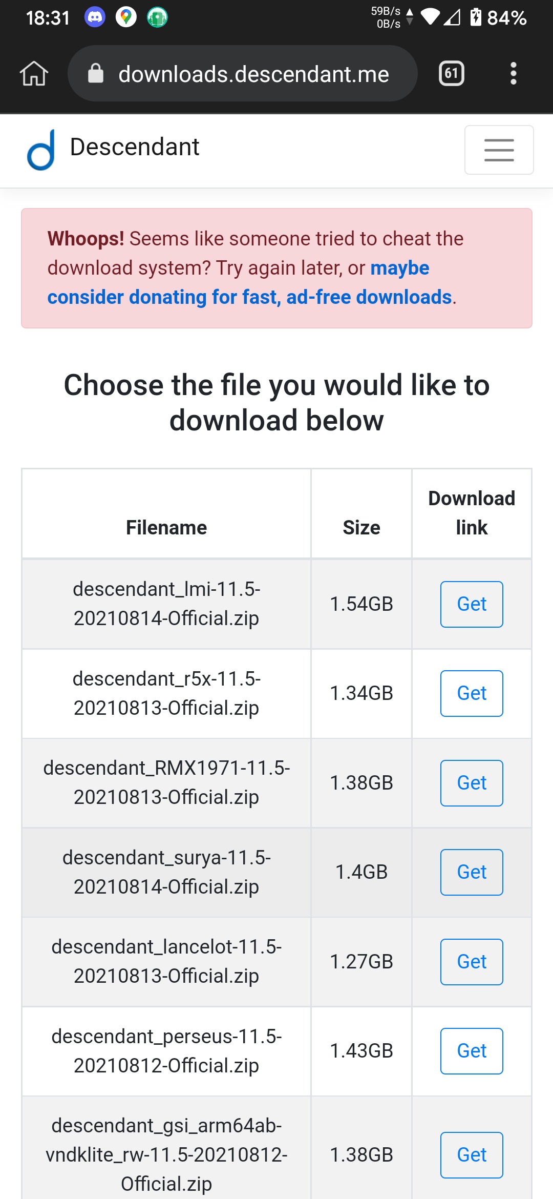 Downloadsdescendantme Anti Adblock · Issue 9769 · Ublockoriginuassets · Github