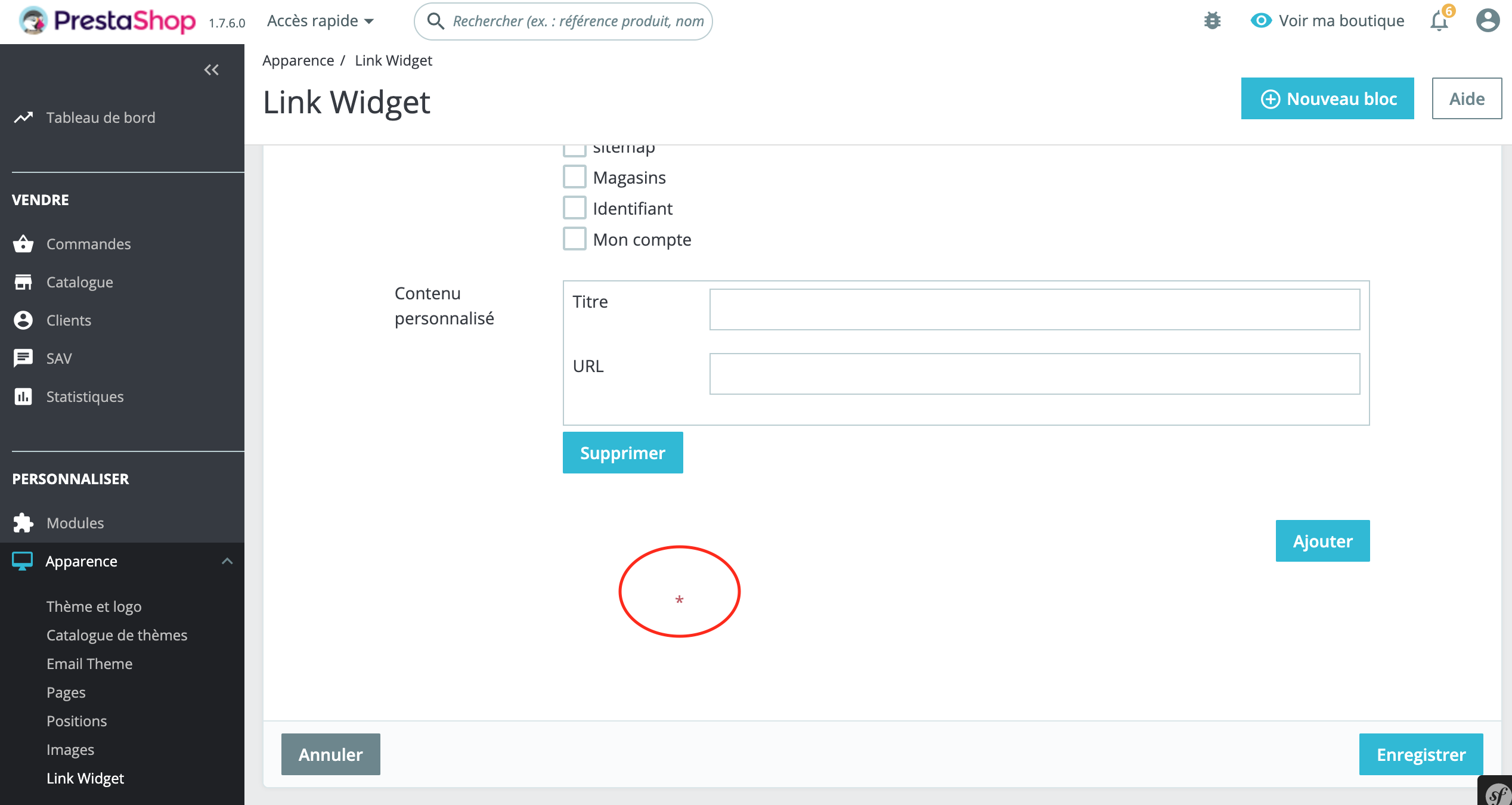 Special character in link widget · Issue #14272 · PrestaShop/PrestaShop · GitHub