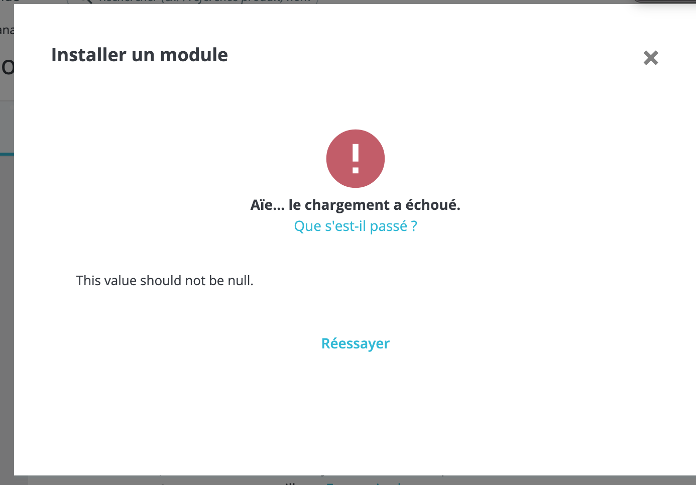 Module Manager This Value Should Not Be Null · Issue 21009 · Prestashopprestashop · Github 4452