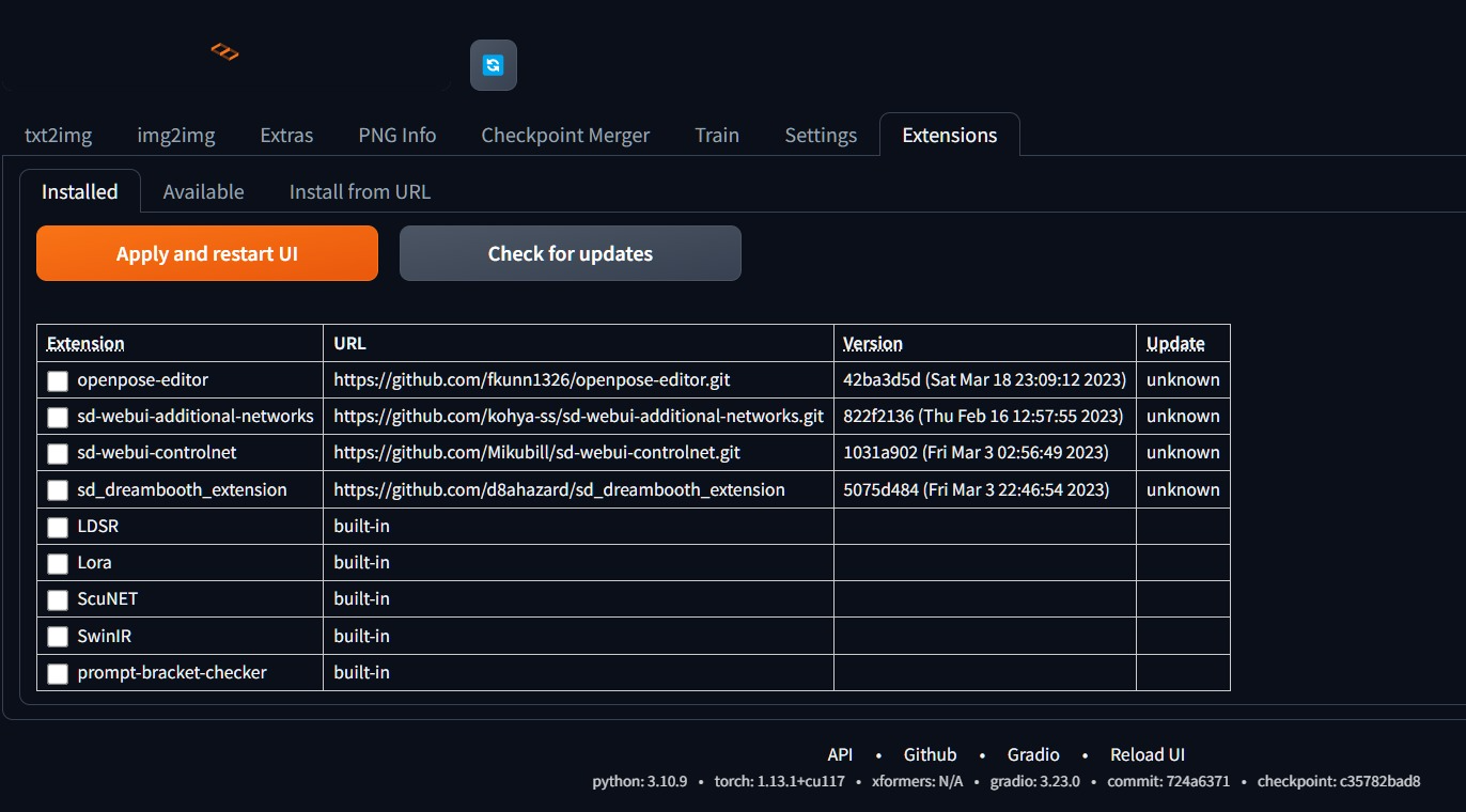 [Bug]: "Setting" tab shows loading symbol · Issue #8891 · AUTOMATIC1111/stable-diffusion-webui ...