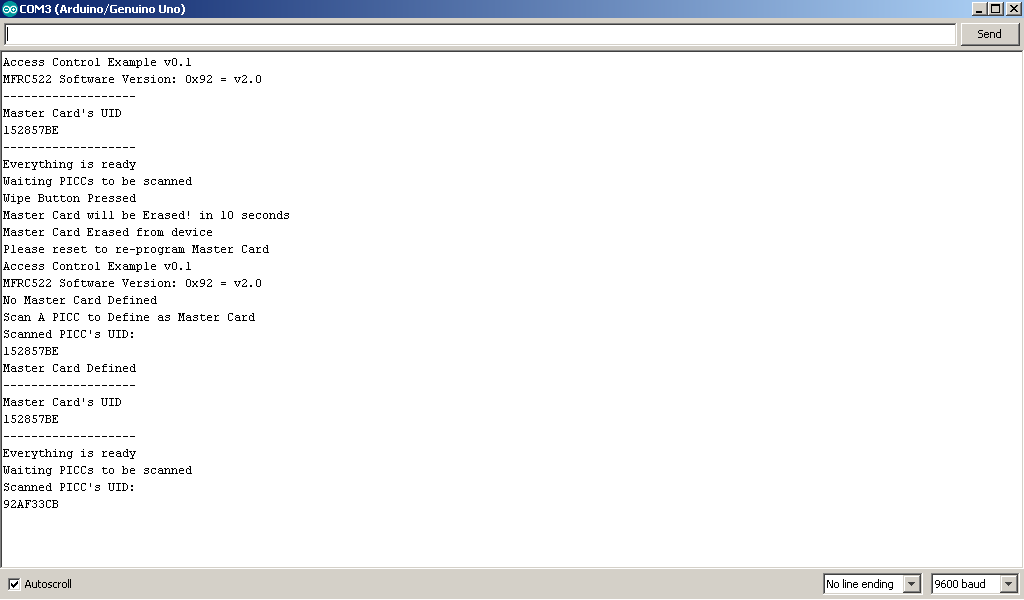 How to get accesscontrol example work properly? · Issue #327 · miguelbalboa/rfid · GitHub