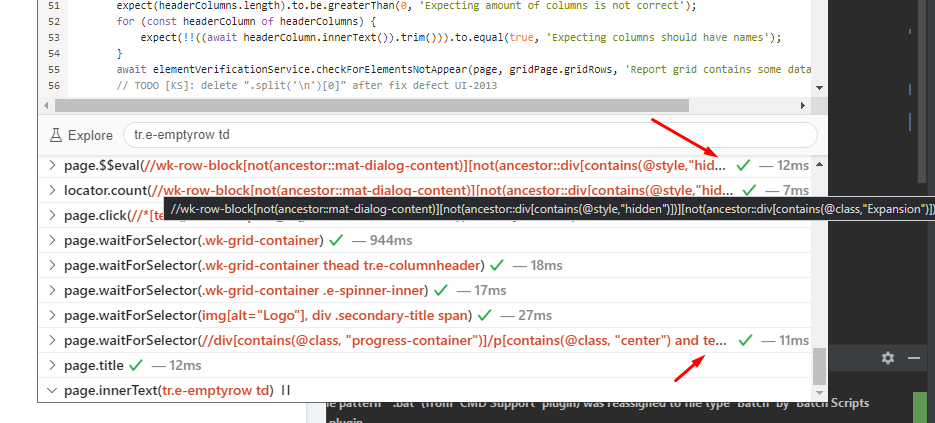 [BUG] Large locators in Playwright Inspector are overlapping in v.1.15.0 · Issue #9067 ...