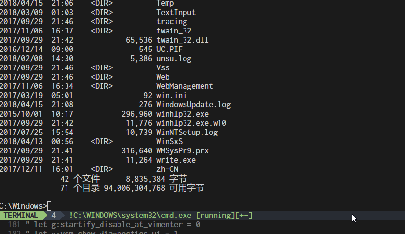 Scrolling flickers in builtin terminal · Issue #2804 · vim/vim · GitHub