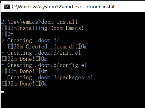 "doom install" stuck on windows. · Issue #2513 · doomemacs/doomemacs · GitHub