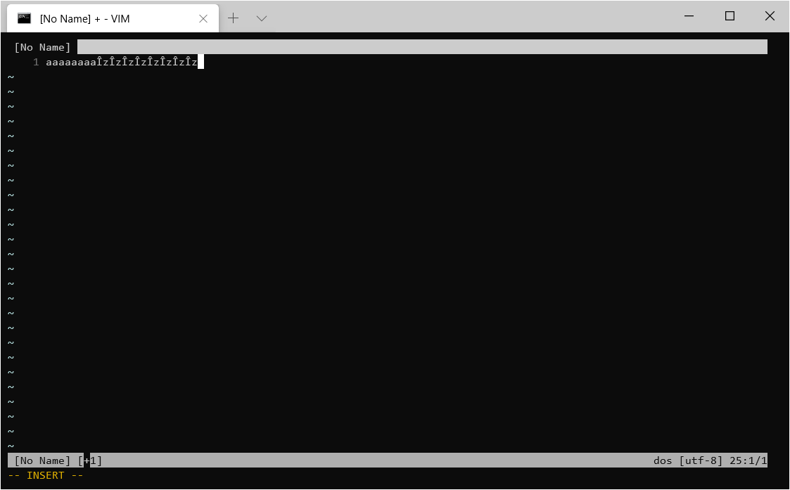 Vim.exe recognizes as in Windows Terminal · Issue #6099 · vim/vim · GitHub