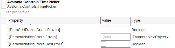 [DataValidation] TimePicker does not trigger DataValidation on SelectedTime · AvaloniaUI ...