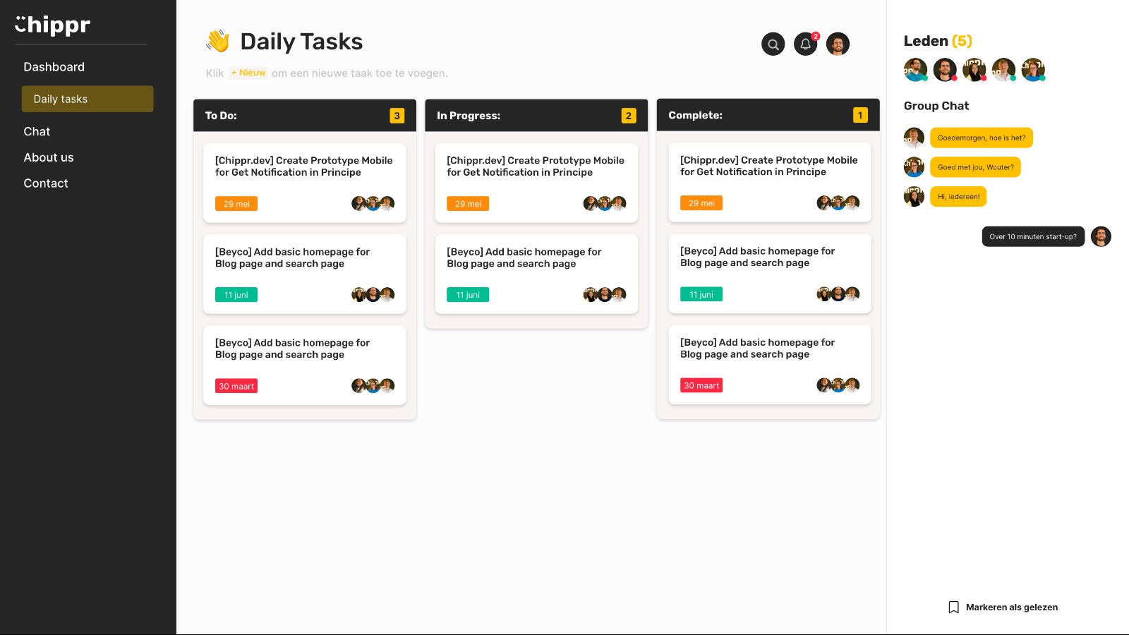 GitHub - boudewijnbout/connecting-people-realtime-web-app: Realtime implementatie concept voor ...
