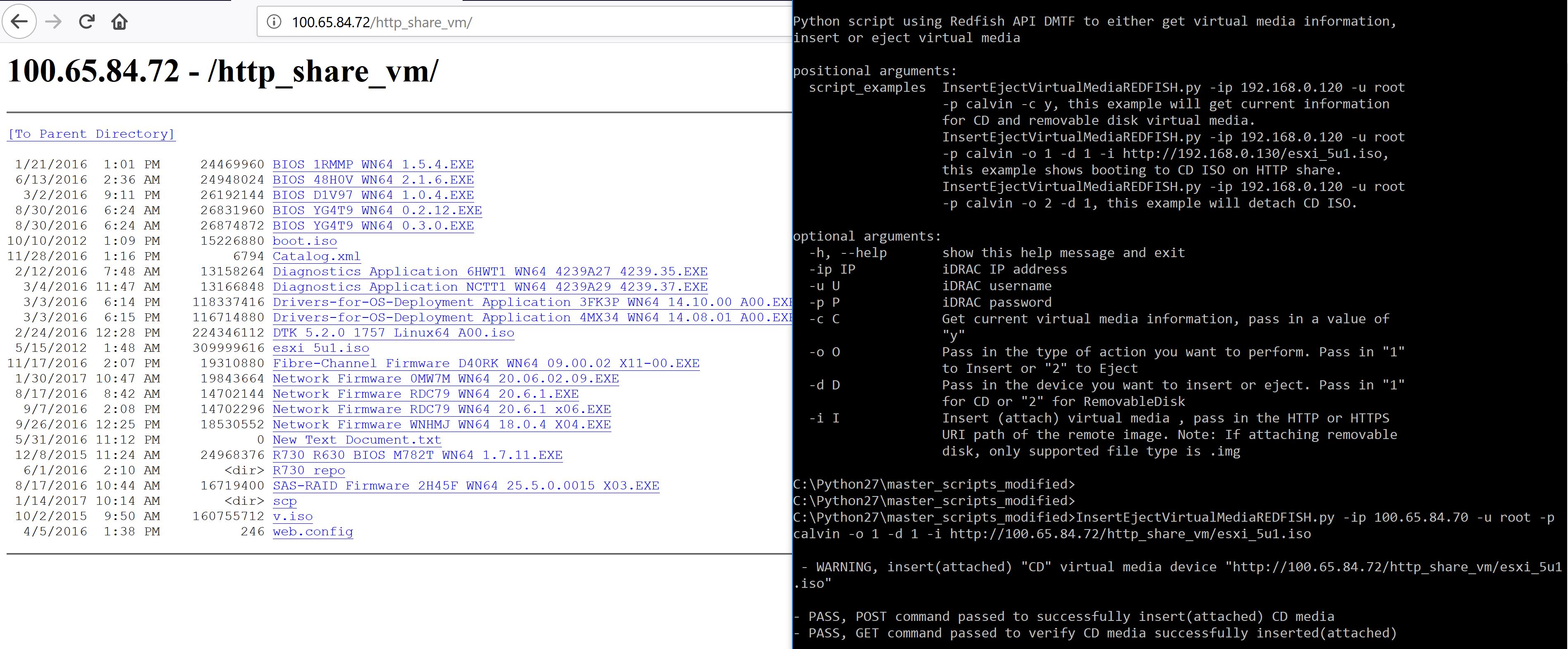 InsertEjectVirtualMediaREDFISH.py failed · Issue #60 · dell/iDRAC-Redfish-Scripting · GitHub