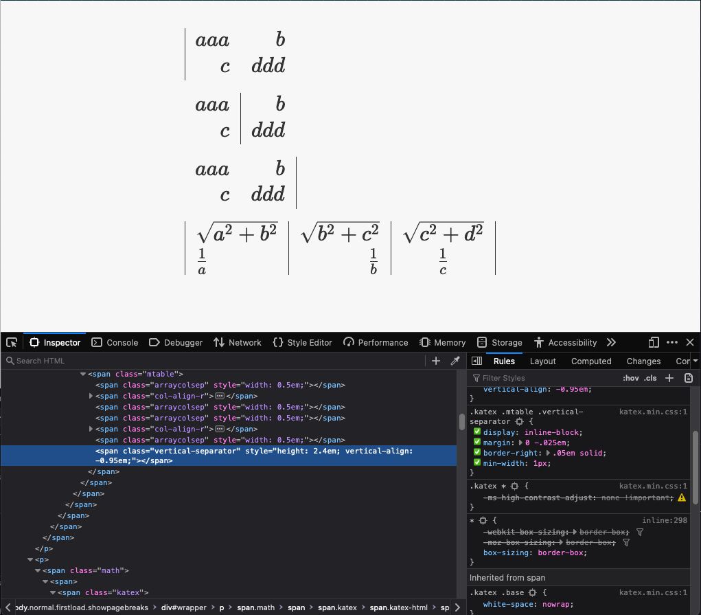 Latex Array - vertical divider displays incorrectly · Issue #2556 ...