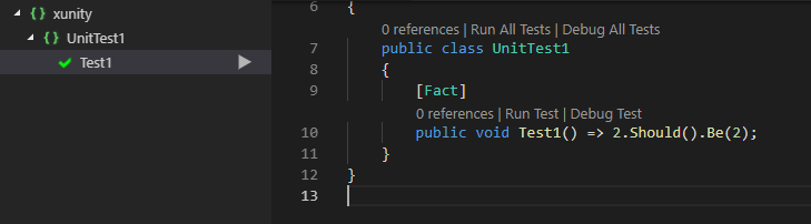 CodeLens test statuses not showing in tests · Issue #172 ...