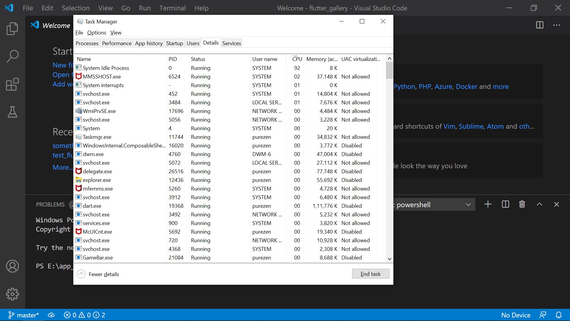 Extension Causes High Cpu Usage Even When Idle · Issue 2626 · Dart 0827