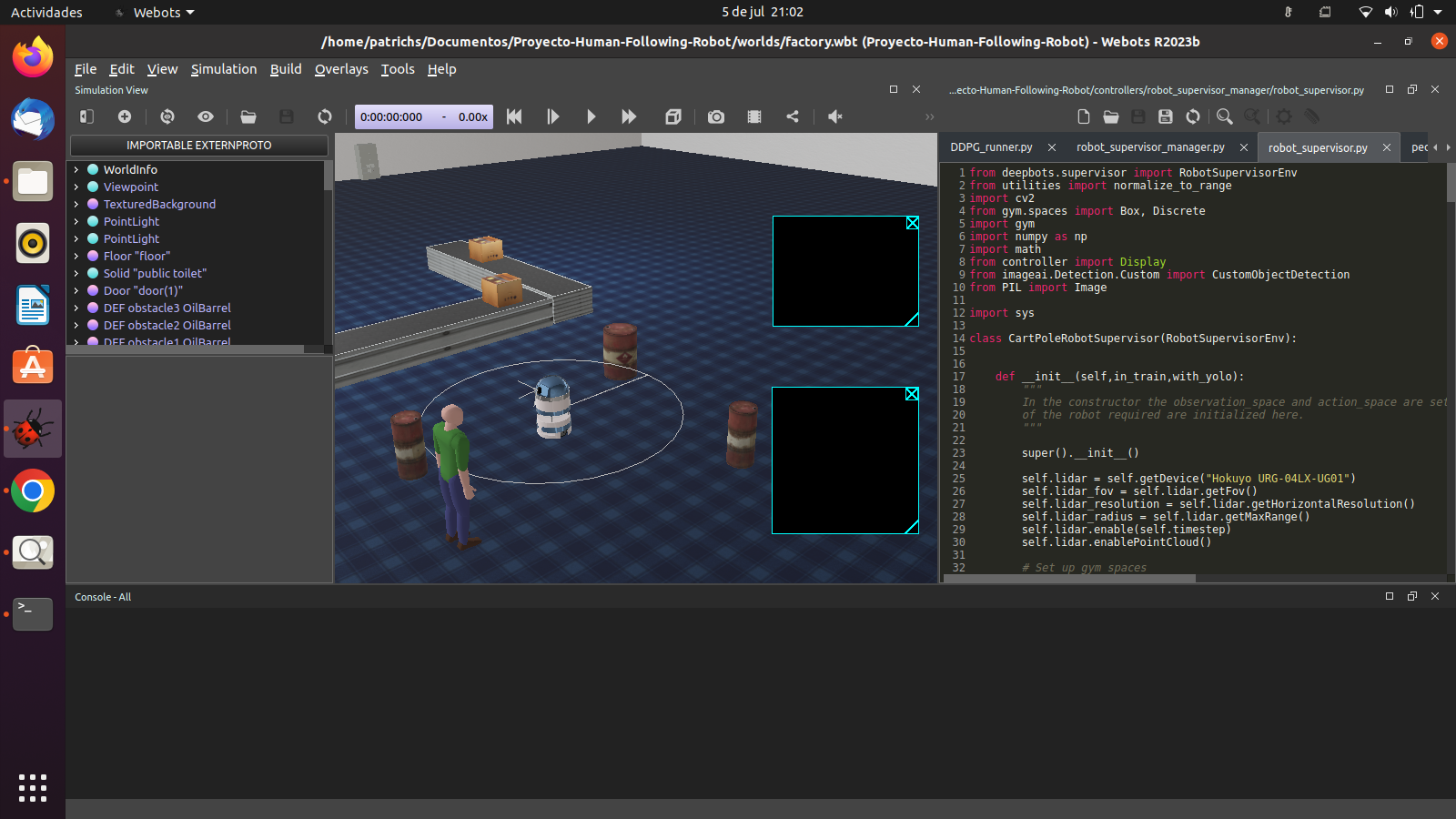 GitHub - PatrichsInocenteCM274/Proyecto-Human-Following-Robot: Este ...