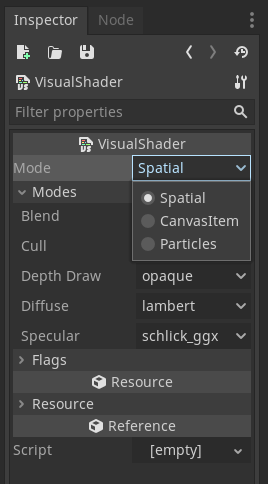 shader_type particles missing i visualshader editor 4.0 · Issue #45408 · godotengine/godot · GitHub