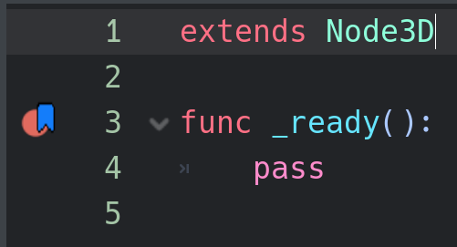 Move Script editor bookmarks to a separate gutter · Issue #53685 · godotengine/godot · GitHub