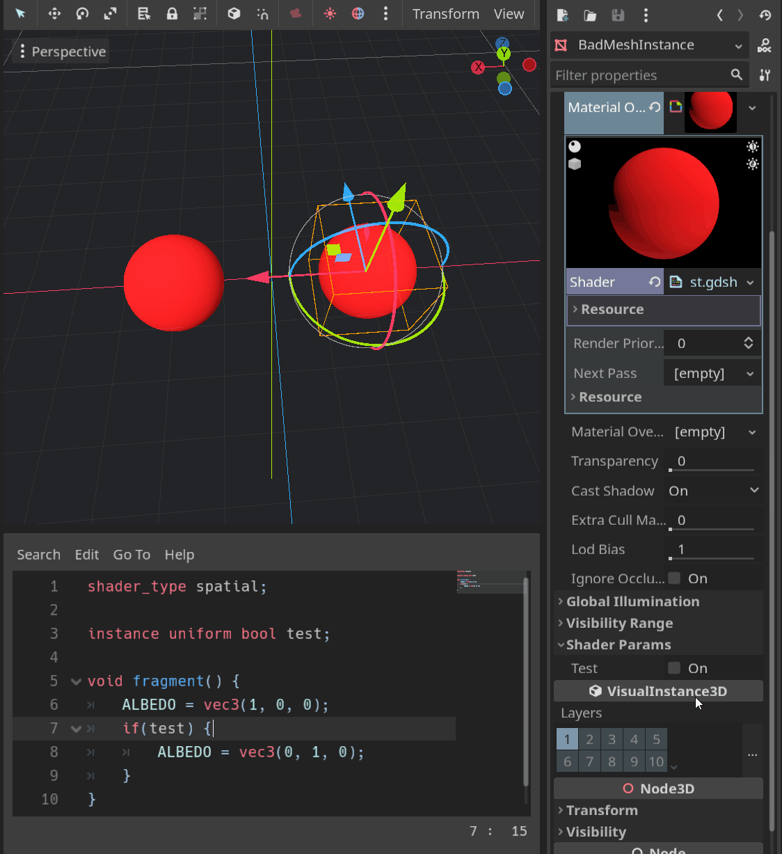 Boolean Uniform Instances Does Not Assigned Properly · Issue 56726 · Godotenginegodot · Github