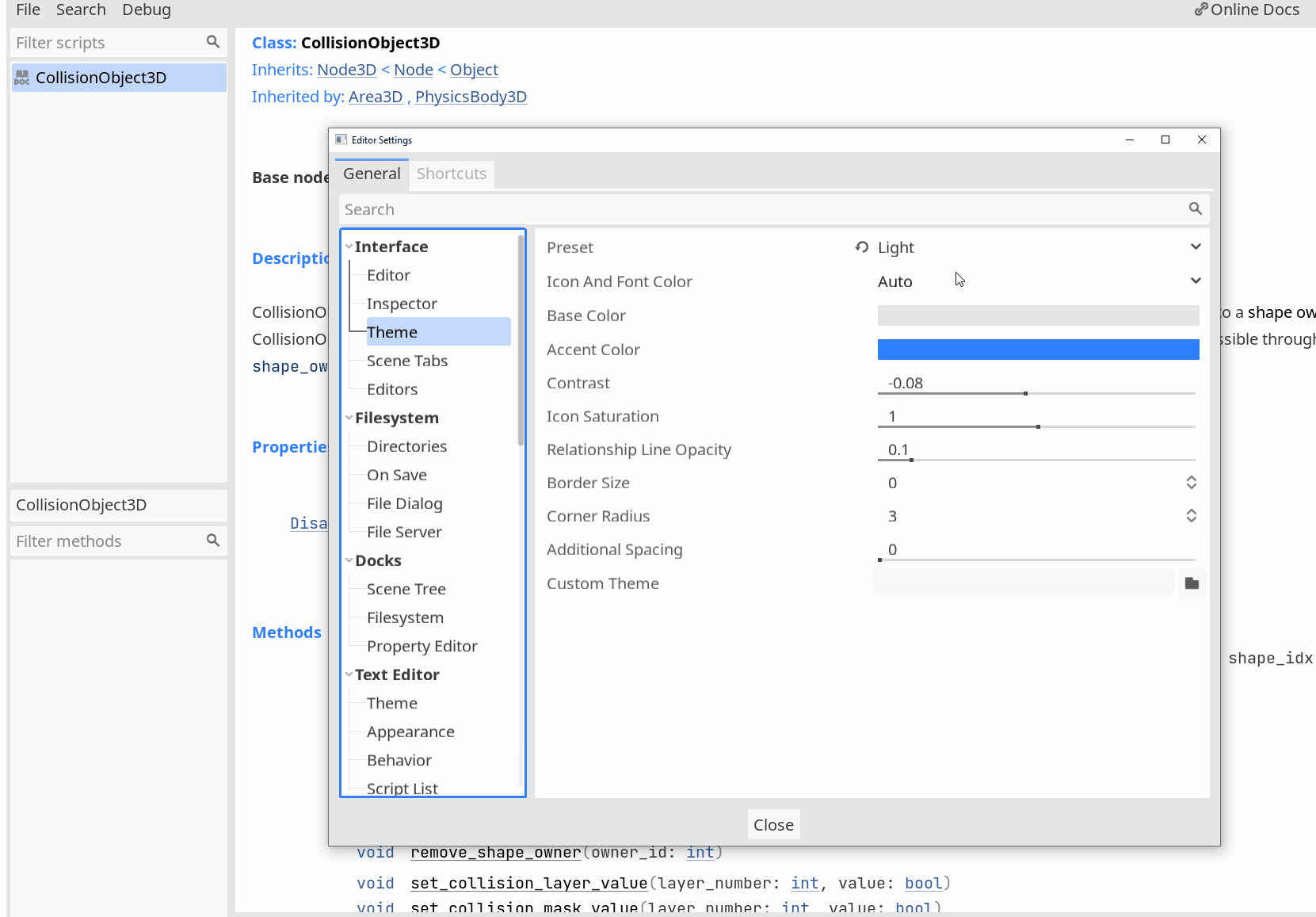 Fix theming of doc background by Chaosus · Pull Request #57412 · godotengine/godot · GitHub