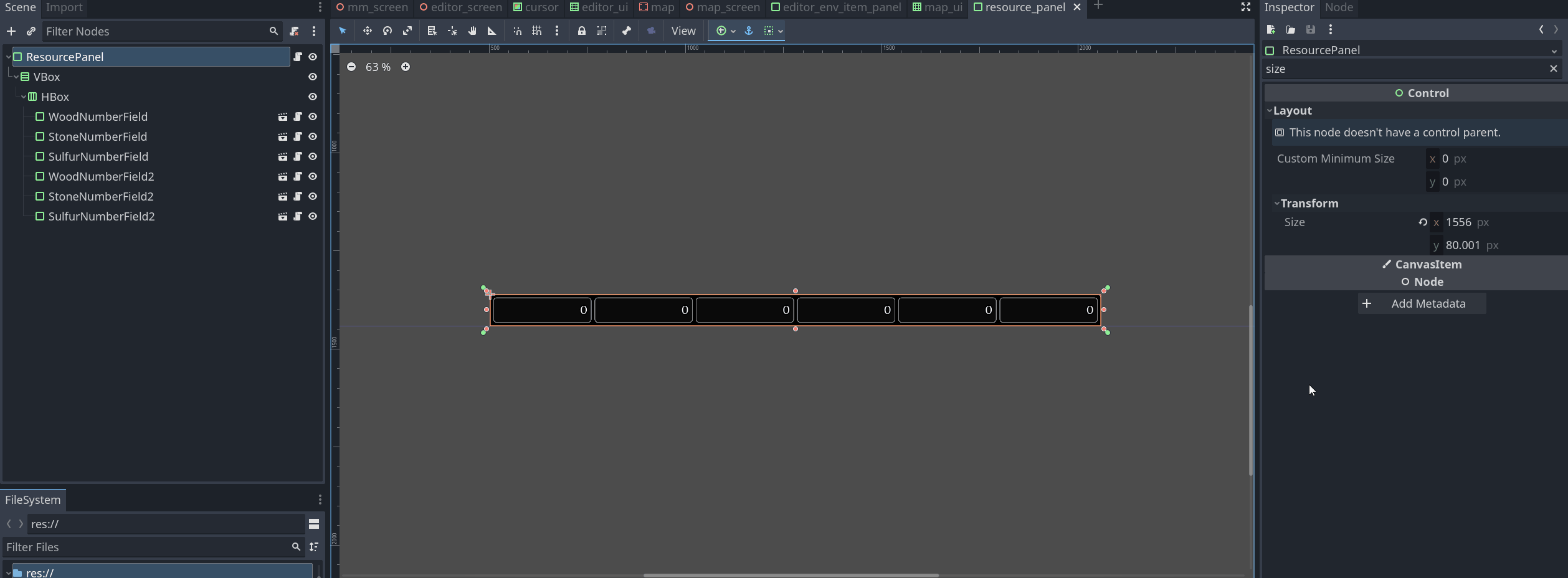 Add An Information Label To The Editor Viewport To See The Size Of The