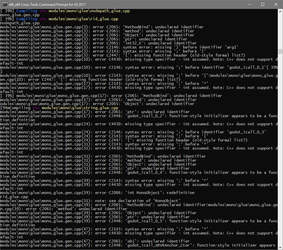 Mono Glue Generation Fails · Issue 24006 · Godotenginegodot · Github 