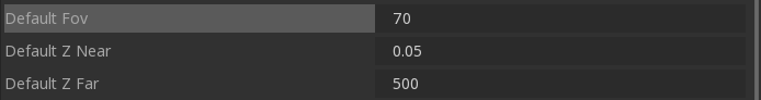 Default Znearzfar And Fov Does Not Have Effect To The Editor Camera · Issue 25792 