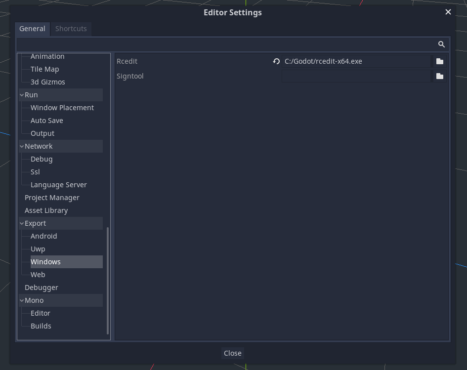 Godot for windows exe icon won't change ? · Issue #35735 · godotengine/godot · GitHub