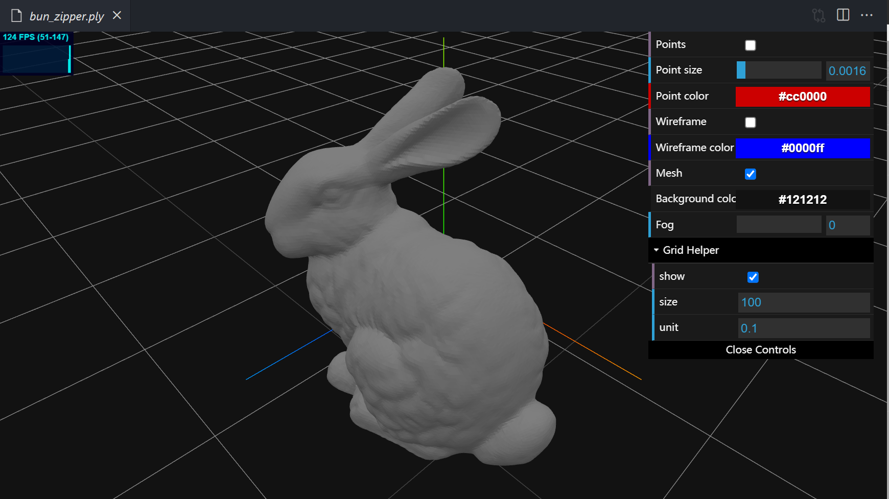 Why Does The Bunny I Save Look Different In Threejs Online Tool · Issue 4590 · Isl Org Open3d