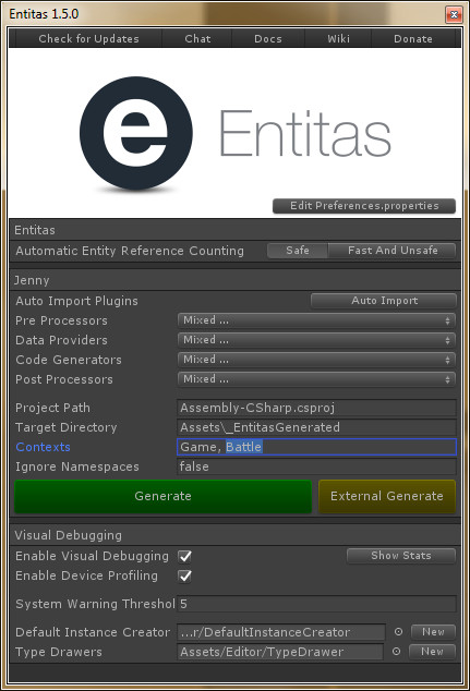 cant generate component suddenly using Jenny gen · Issue #679 · sschmid/Entitas · GitHub