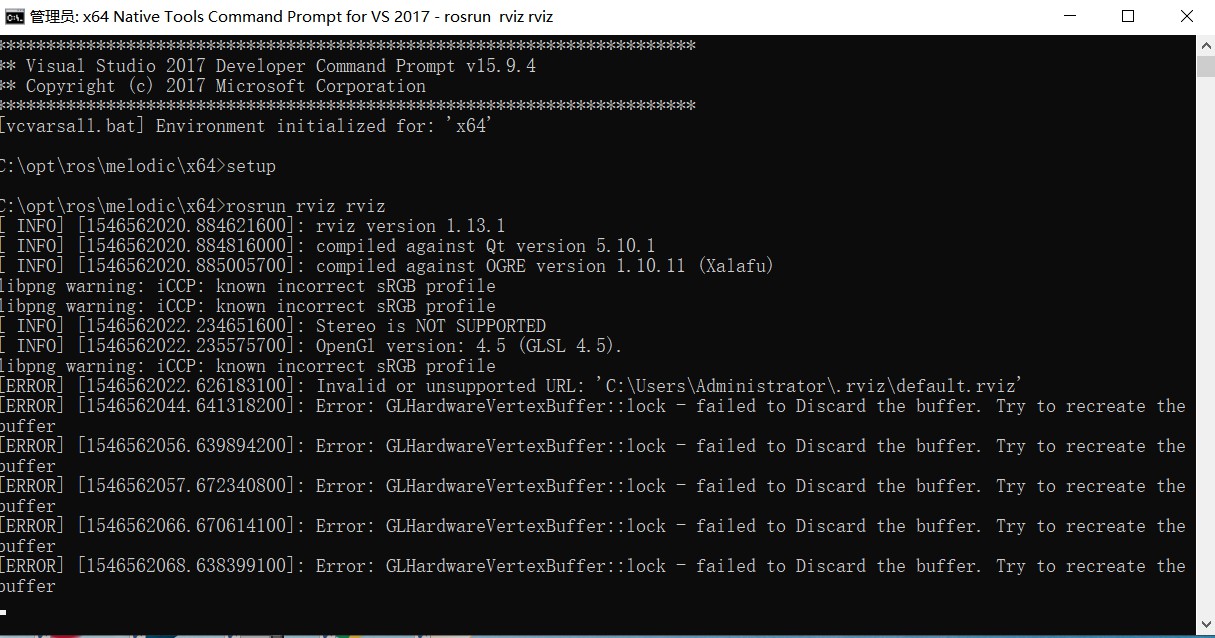 RVIZ can't display point cloud from PointCloud2 message · Issue #49 · ms-iot/ROSOnWindows · GitHub