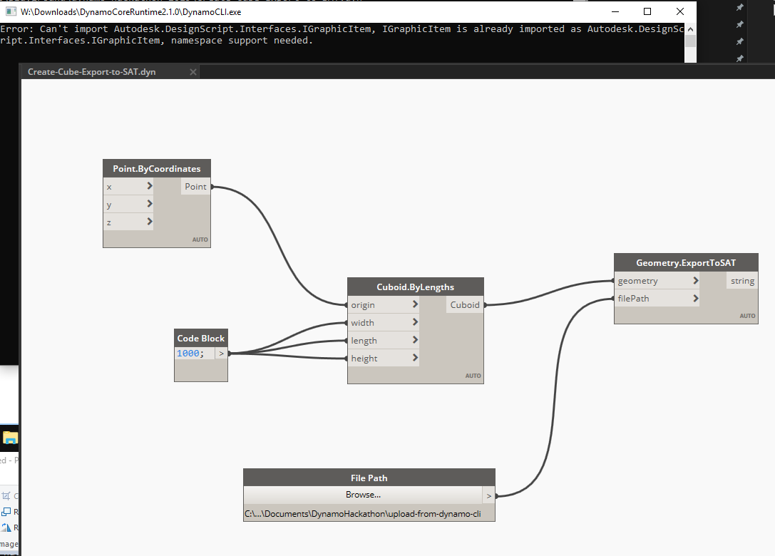 Dynamo CLI IGraphicItem runtime error · Issue #9630 · DynamoDS/Dynamo · GitHub