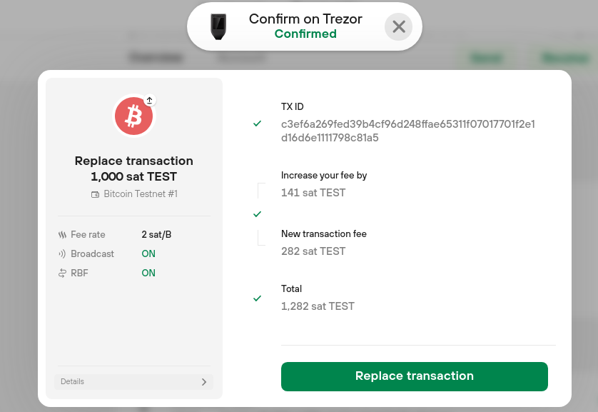 Sign tx detail (rbf) - visual glitch · Issue #6494 · trezor/trezor-suite · GitHub