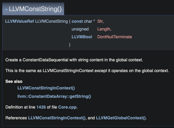 Create const string · Issue #286 · TheDan64/inkwell · GitHub