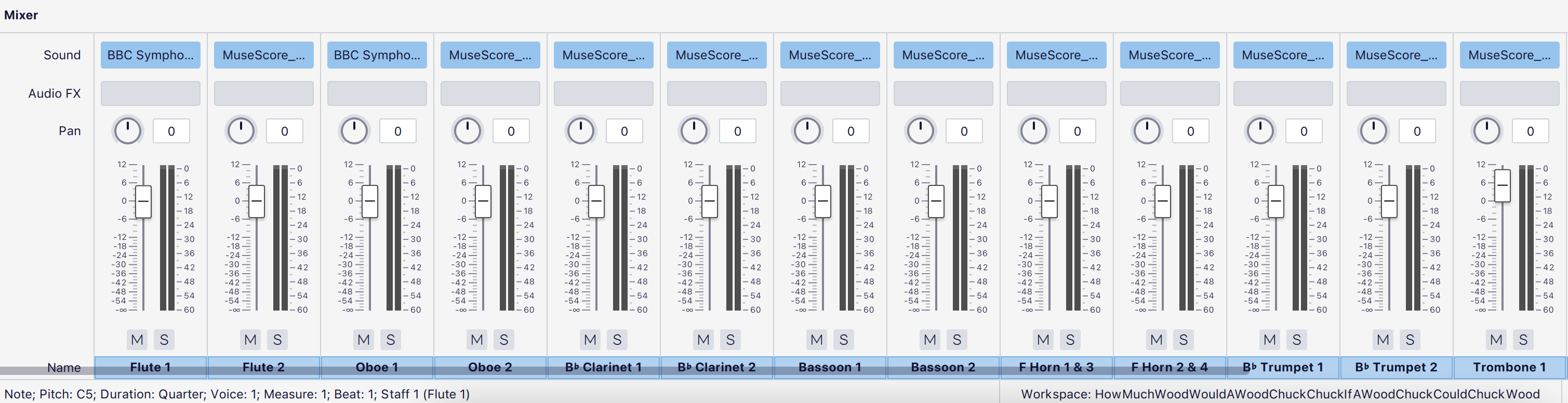 [MU4 Issue] Mixer - Scrollbar masks instrument label · Issue #11367 · musescore/MuseScore · GitHub