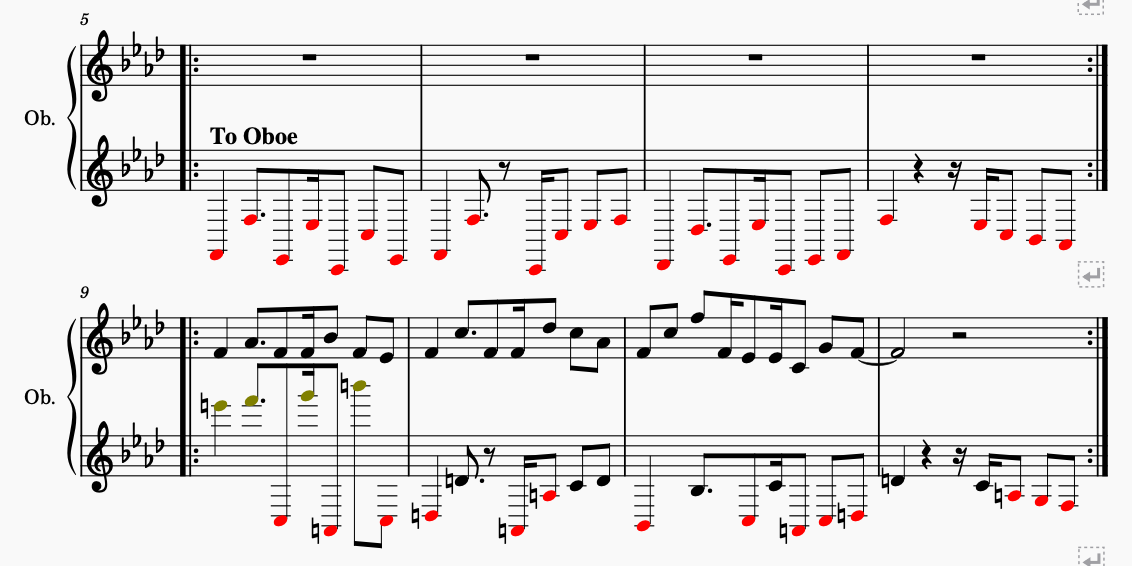 [MU4 Issue] Instrument Range - Notehead colors - out of balance · Issue #11381 · musescore ...